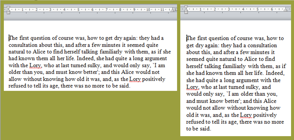 Paragraphs: Height and Width | Tuva